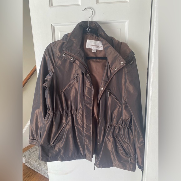 Weatherproof | Jackets & Coats | Weatherproof Chocolate Brown Utility ...